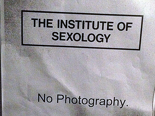 The Institute Of Sexology At Wellcome Collection Cog Design