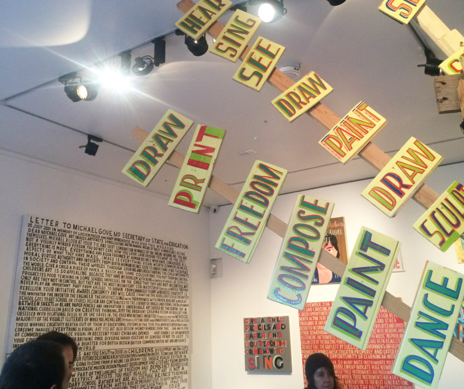 Bob and Roberta Smith at the William Morris Gallery - Cog Design