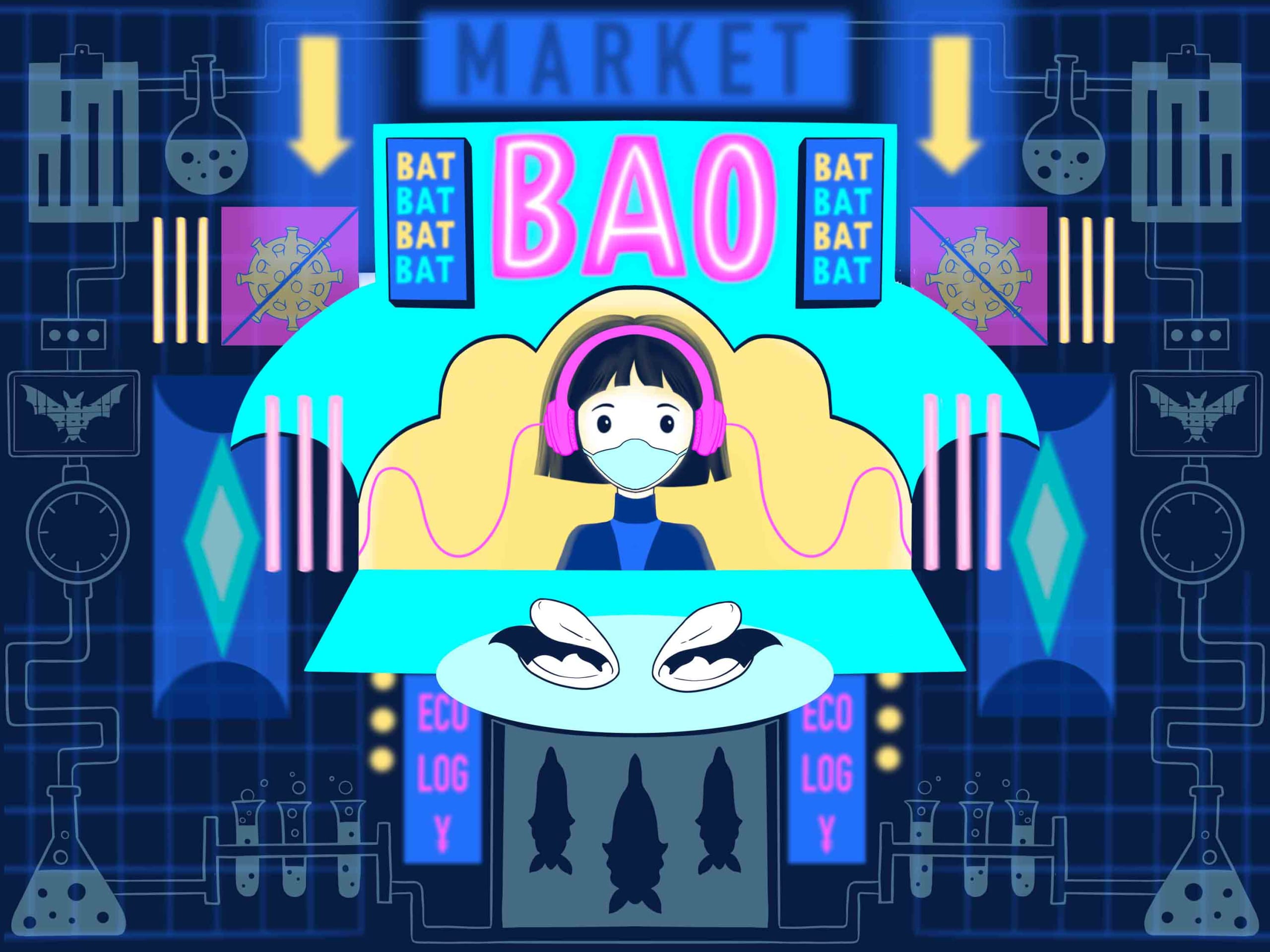 Bat Night Market at Science Gallery London (LIFT) - Cog Design